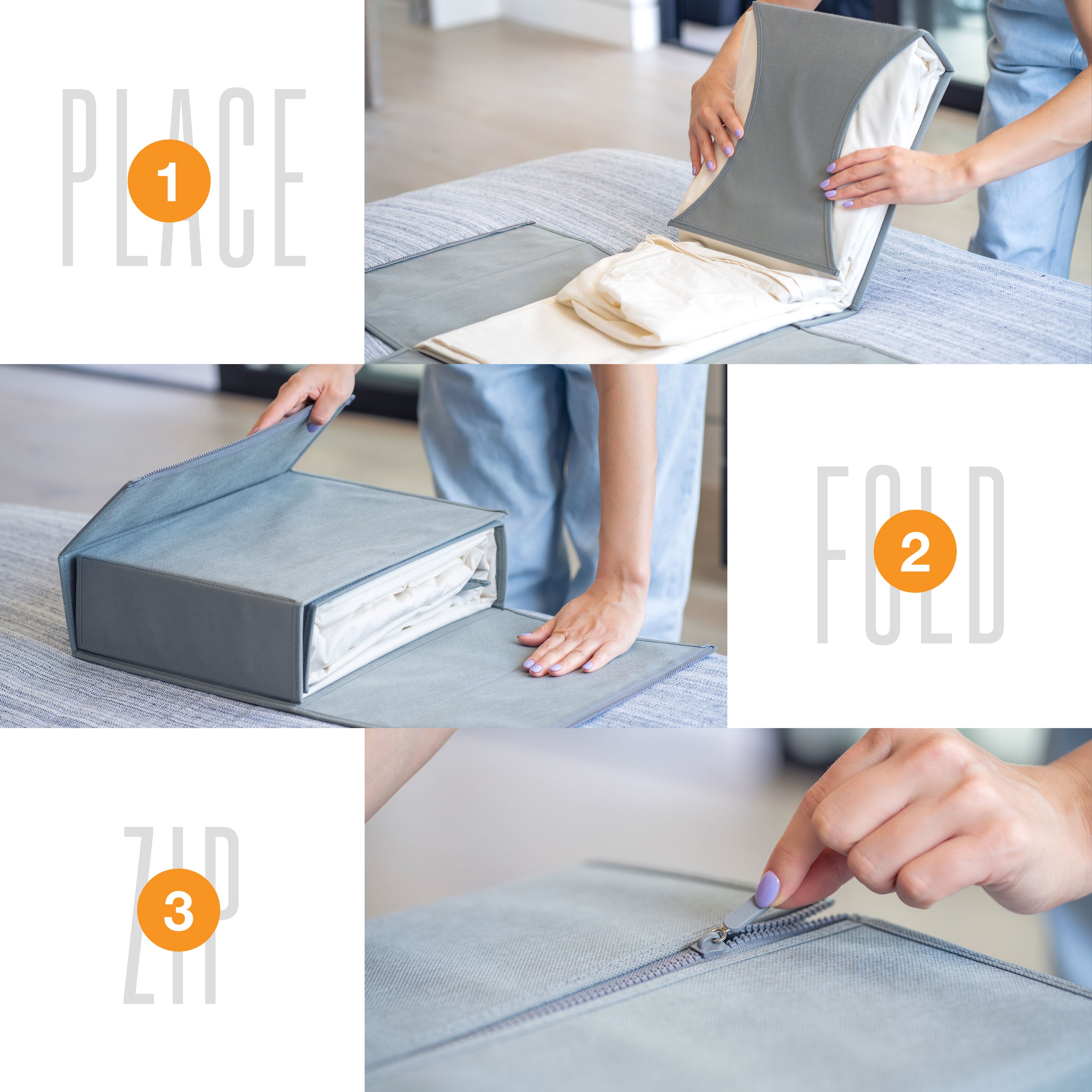 LinenMate: The Unique Way to Fold, Store & Identify Your Bed Linens